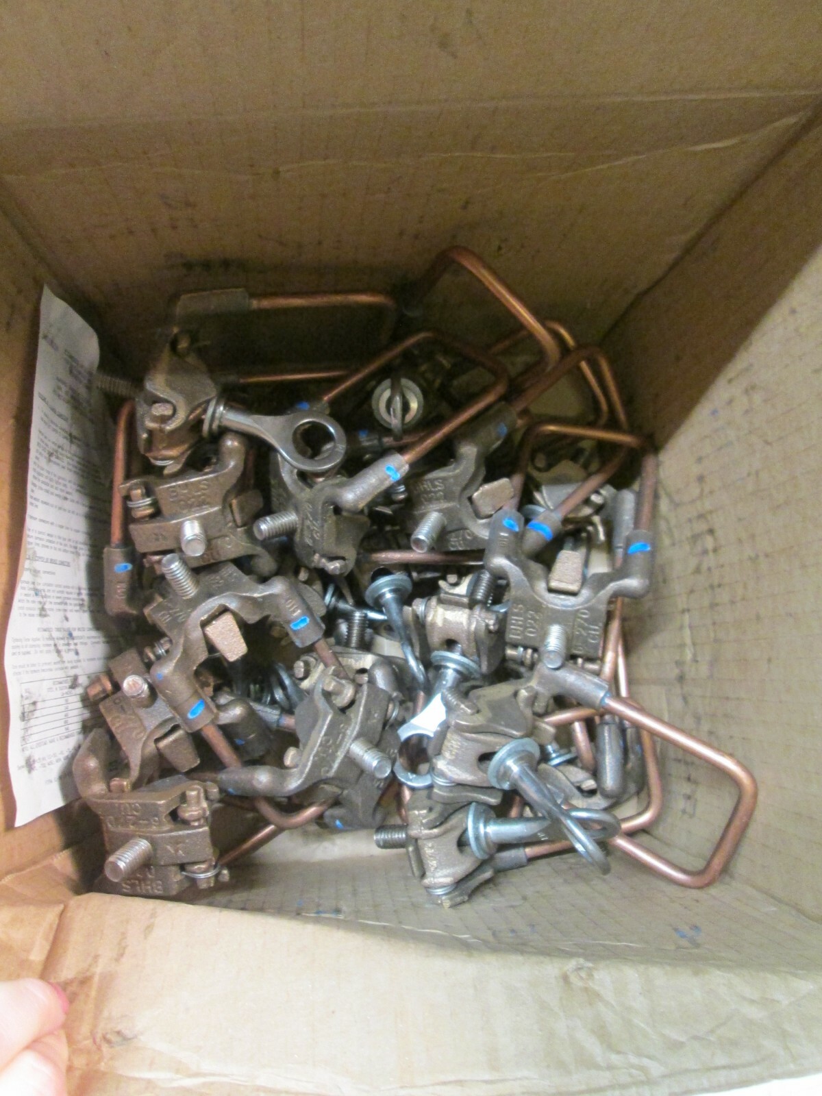 (QTY. 25) HUBBELL HPS BHLS022019E CONNECTOR, HOT LINE STIRRUP CLAMP NEW ...