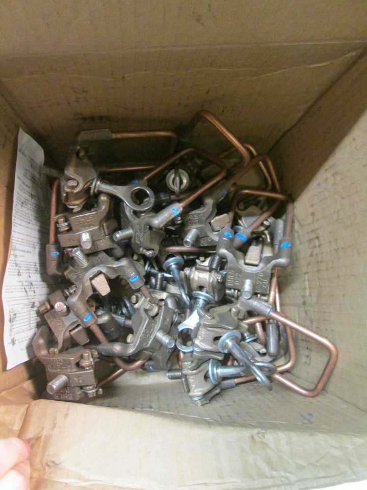 (QTY. 25) HUBBELL HPS BHLS022019E CONNECTOR, HOT LINE STIRRUP CLAMP NEW ...