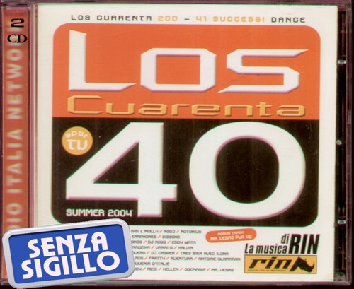 COMPILATION " LOS CUARENTA (40) SUMMER 2004 " 2 CD NUOVO 8032484007376 ...
