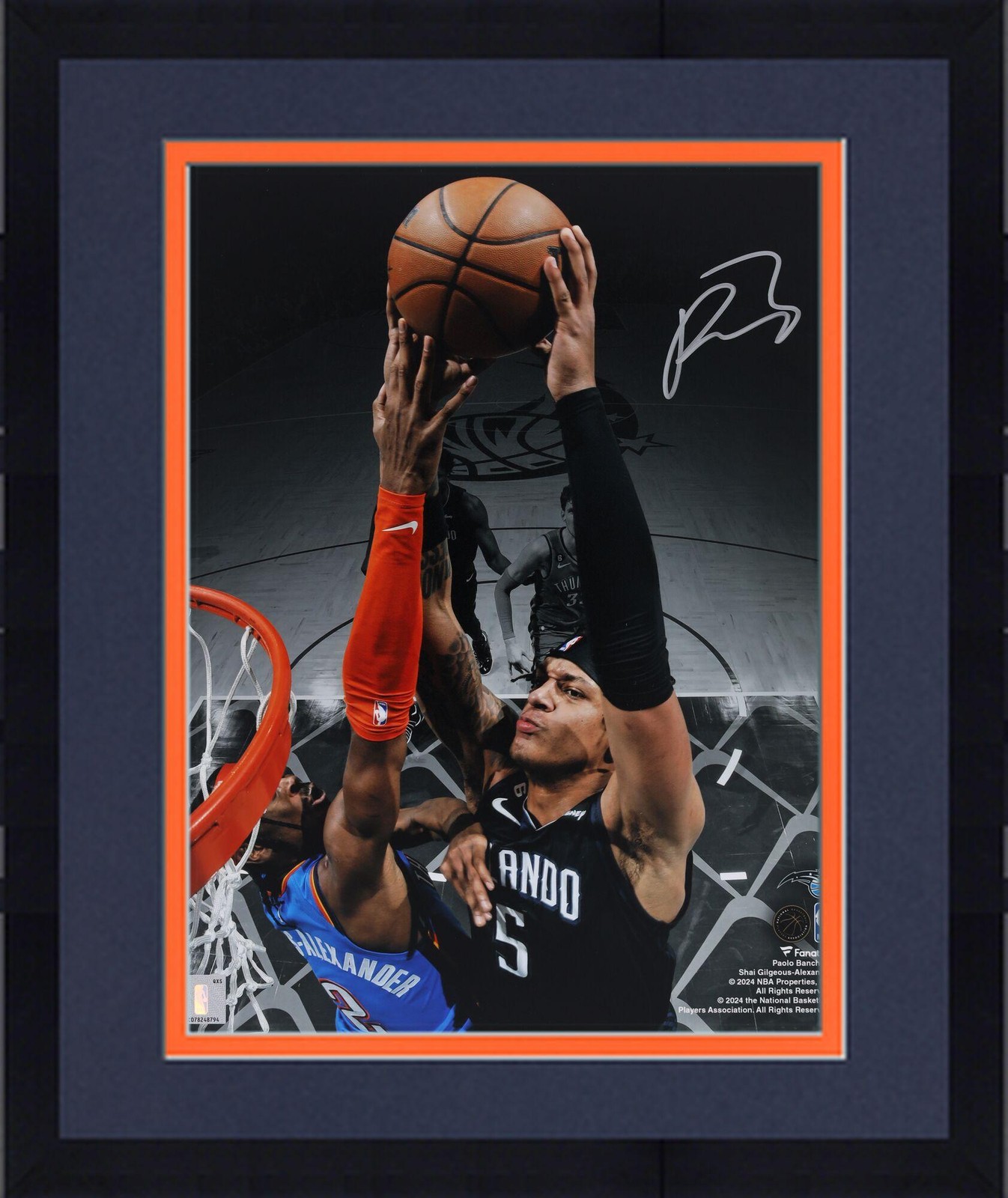 Shai Gilgeous-Alexander Autographed Signed Oklahoma City Thunder Framed ...