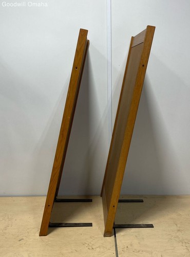 Vintage Pair Of Magneplanar Magnepan SMG Loudspeaker W/ Stand READ ...