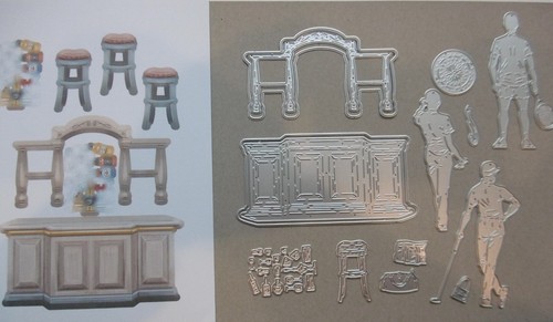 Used Cutting Dies*used from Meeting the Bar*Carnation Craft*Card Topper ...