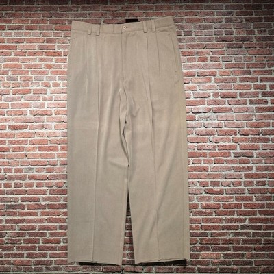 Joseph & Feiss Men's 36x29 Hi-Rise Silk Pants Trousers Classic Vintage ...