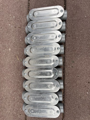 3/4" Type C Conduit Body w cover & gasket Aluminum Threaded UL listed ...