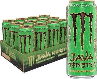 Java Monster Irish Creme Coffee Energy Drink 15oz - Pack of 12 | eBay