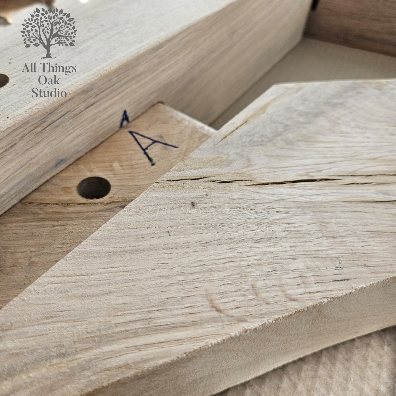 Solid oak gallows brackets, L brackets brace kit. Brace, Porch. Garage ...