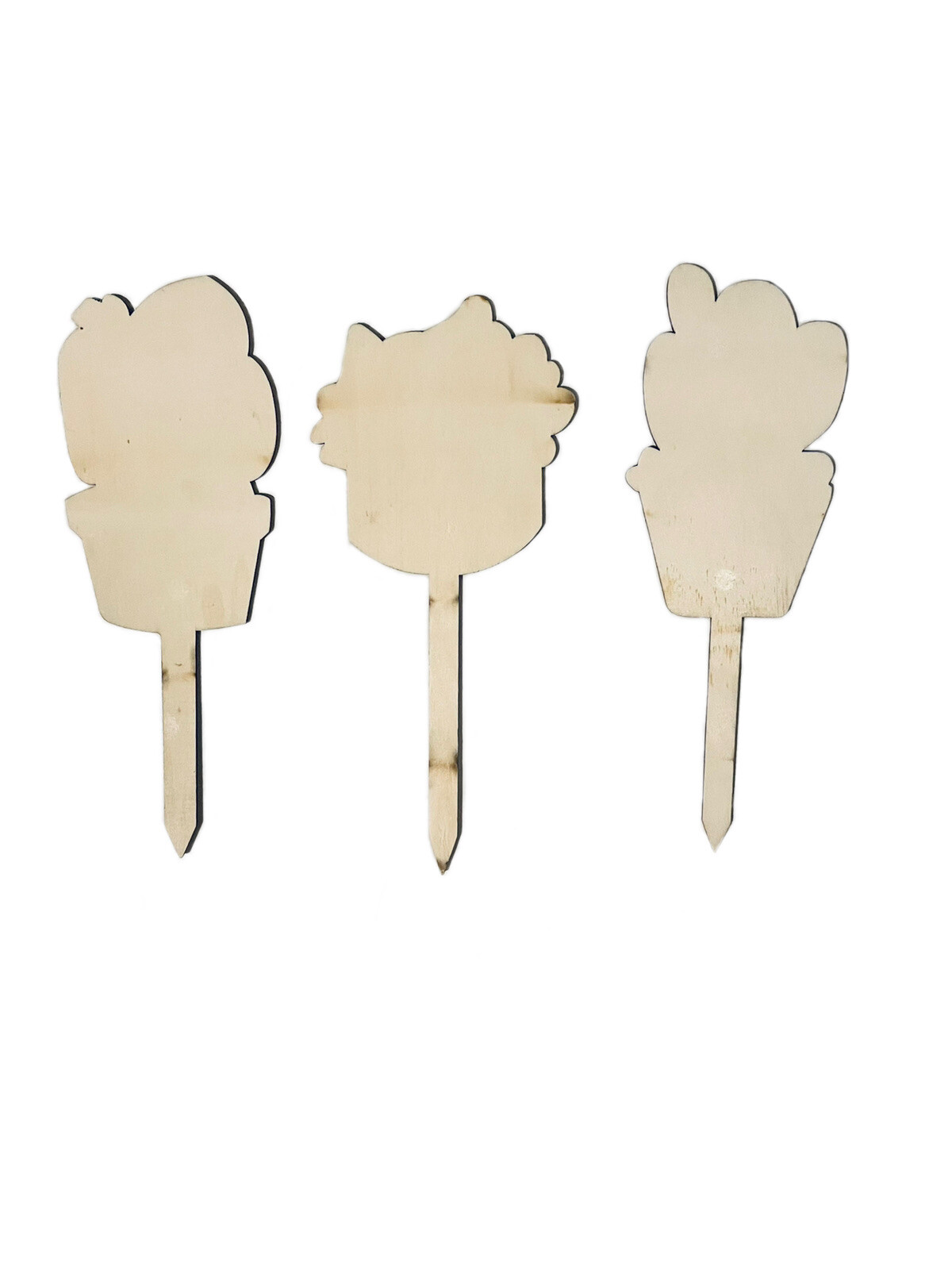 Best Brand Decorative Garden Plant Wood Stake Sign 9.5” Tall Set Of 6 ...