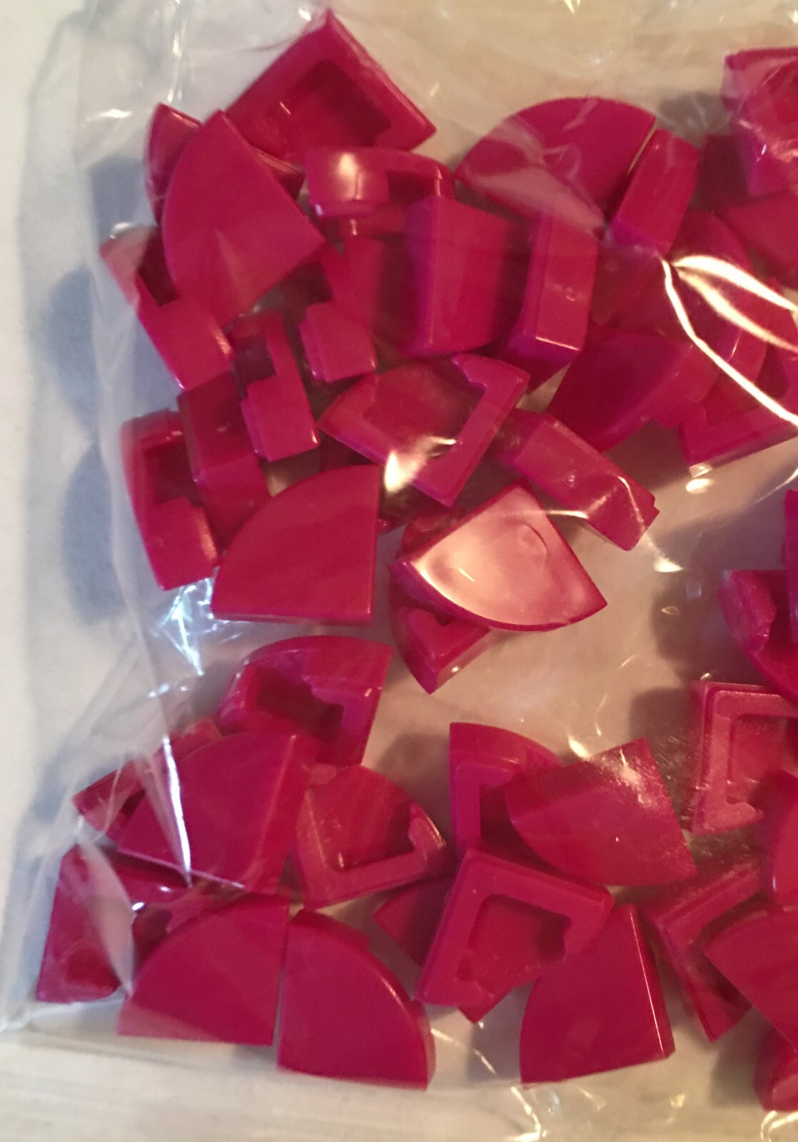 LEGO Quarter Round Tile 1x1 - PN 25269 - Magenta - 50 Pieces - New | eBay