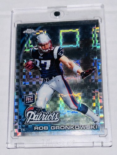 ROB GRONKOWSKI Rookie 2010 Topps Chrome X-Fractor SP RC | eBay