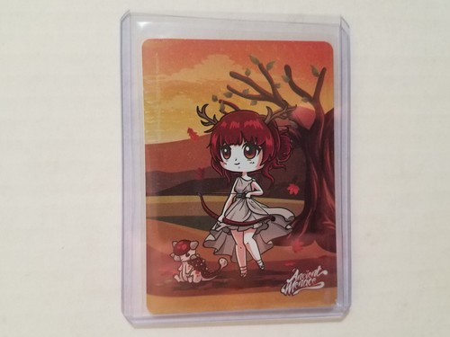 Ancient Menace Fall Fairy Girl (Autumn) Dinosaur Sticker Card Hart Mind ...