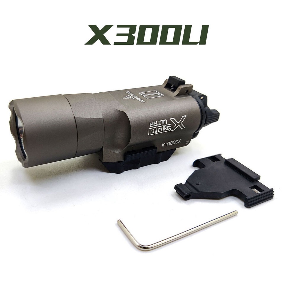 X300 Ultra / X300U LED Flashlight Small Pistol Weapon Light - Constant ...