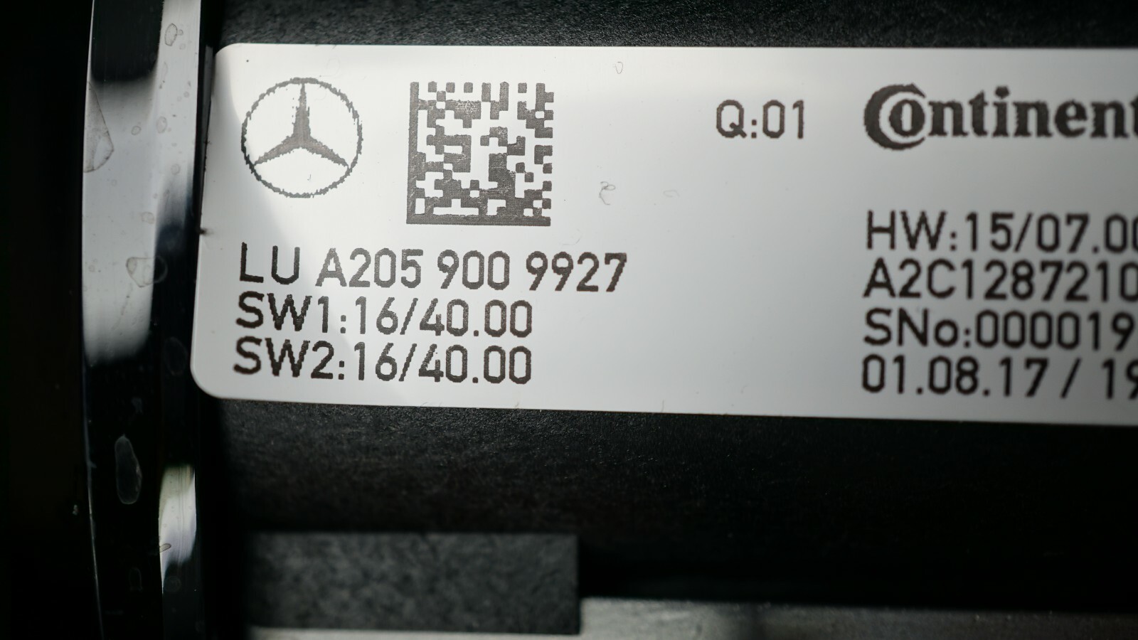 OEM MERCEDES BENZ W205 TOUCHPAD A2059009927 A2059005915 A2059056507 ...