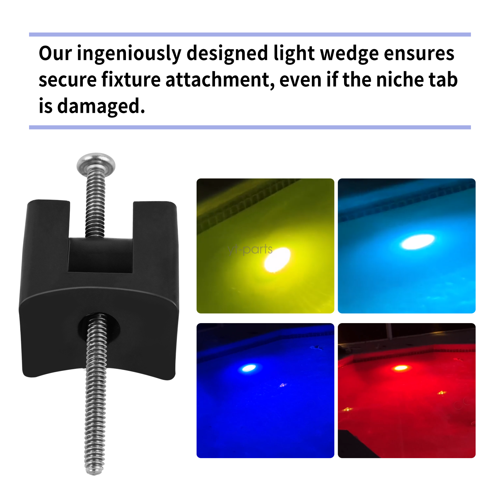 Pool Light Wedge Repair Kit Pack of 3 For Broken Swimming Pool Niche | eBay