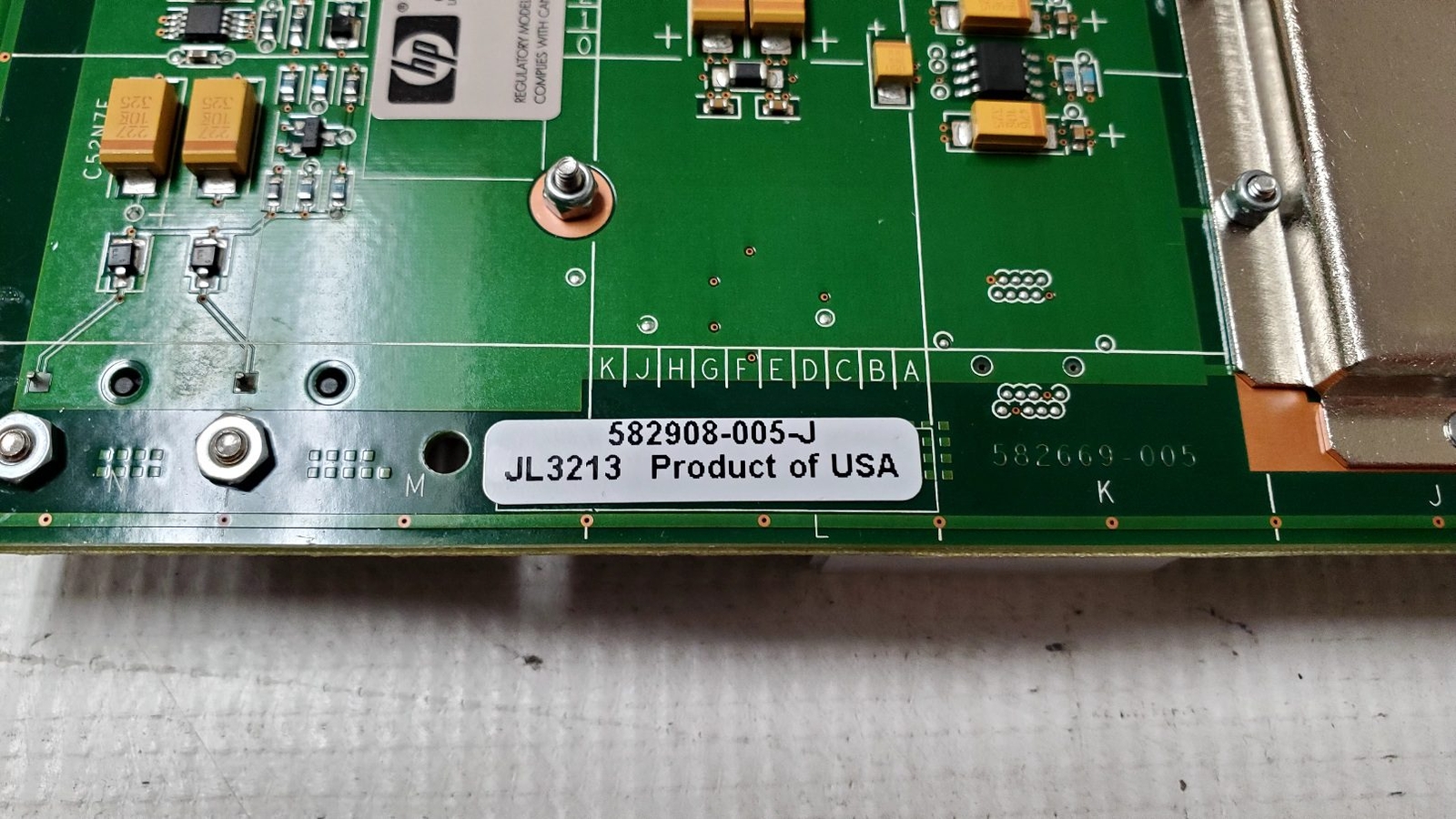 HP Server Cryptography Board 582908-005-J / 582674-007-J No Batteries ...