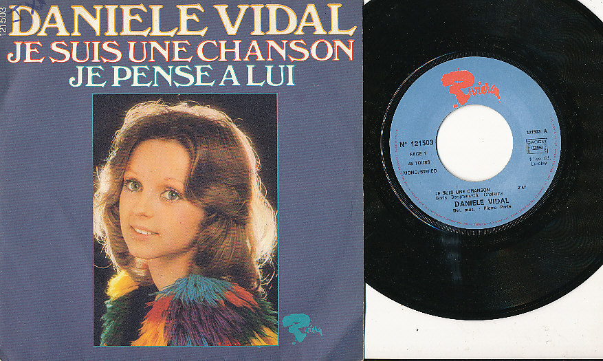 DANIELE VIDAL 45 TOURS FRANCE JE SUIS UNE CHANSON (PIERRE PORTE) | eBay