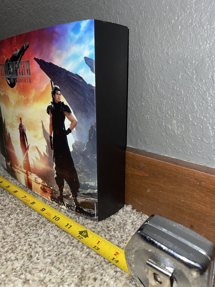Final Fantasy VII Rebirth 12" Display + Pre-order Hat -GameStop- 2024 ...