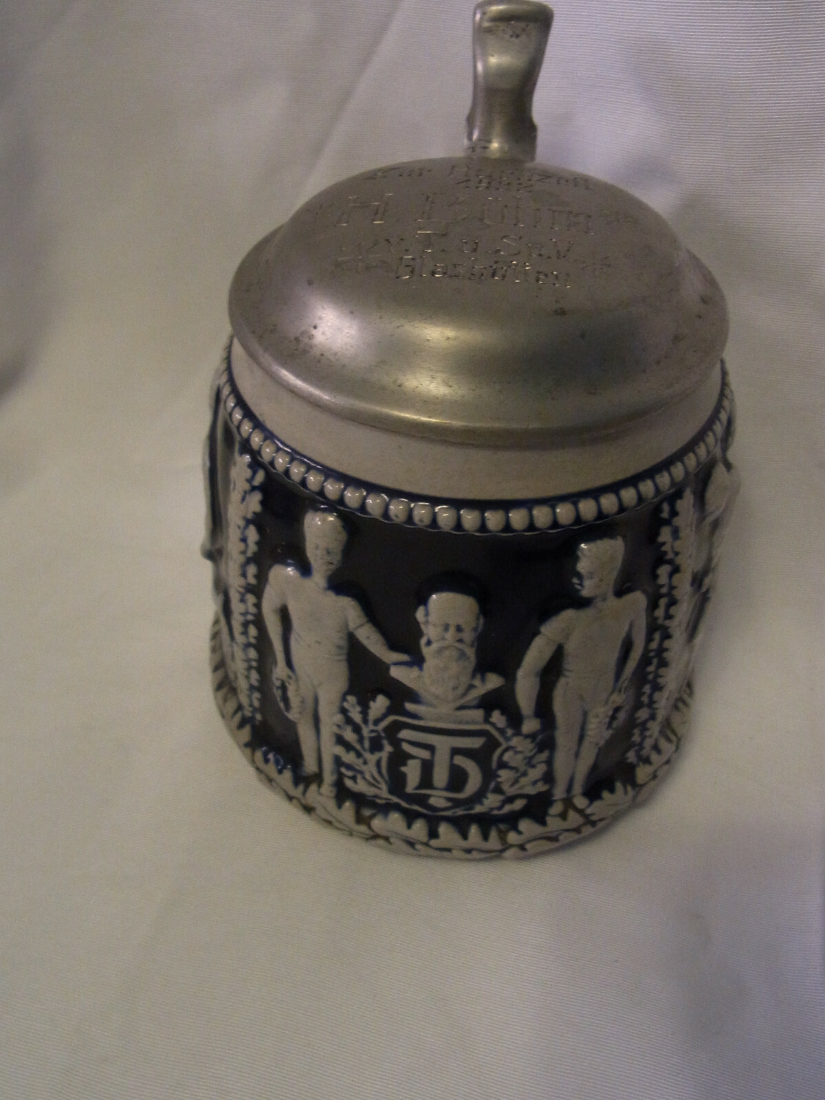 Beer Stein Lidded Sports 1938 Vintage German #XX | eBay
