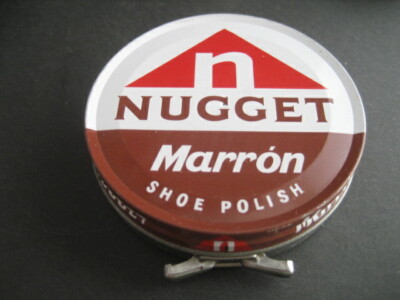 Antique Metal Nugget Brown Box. Shoe Cream, Shoes, Polish - SHOE POLISH ...