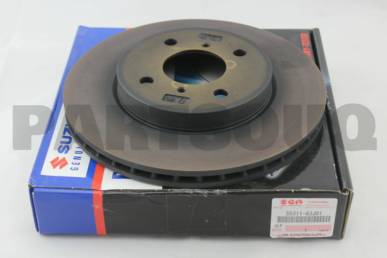 5531163J01 Genuine Suzuki DISC, FRONT BRAKE 55311-63J01 | eBay