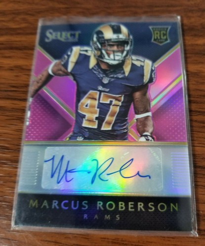 2014 Panini Select - Rookie Autographs Marcus Roberson #RA-MR Fuchsia ...