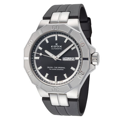 Edox Men 88008-3CA-NIN Delfin The Original 43mm Automatic Watch | eBay
