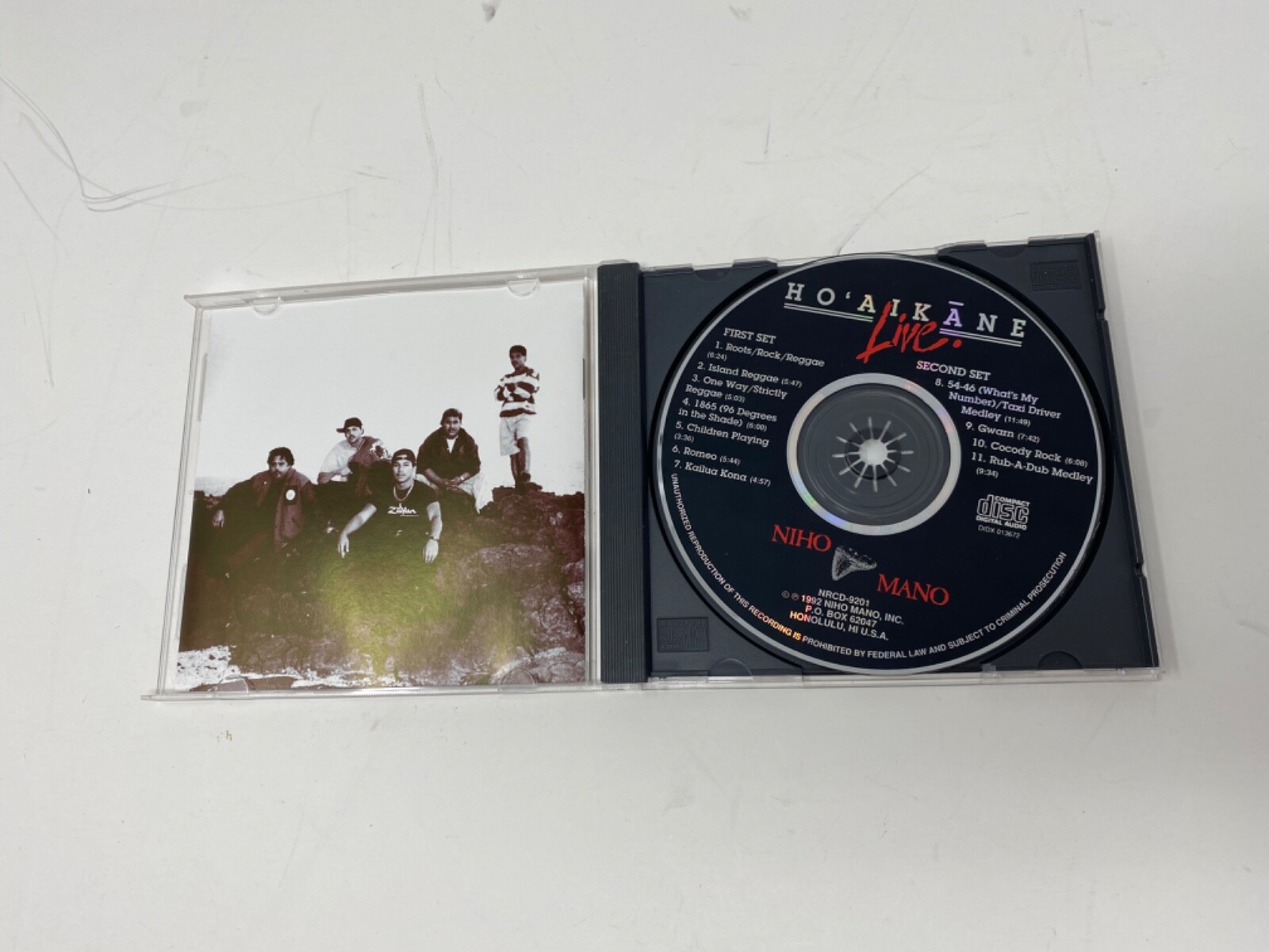 Ho'aikane: Live CD (Niho Mano, 1992) Hawaiian/Reggae Hawaii | eBay