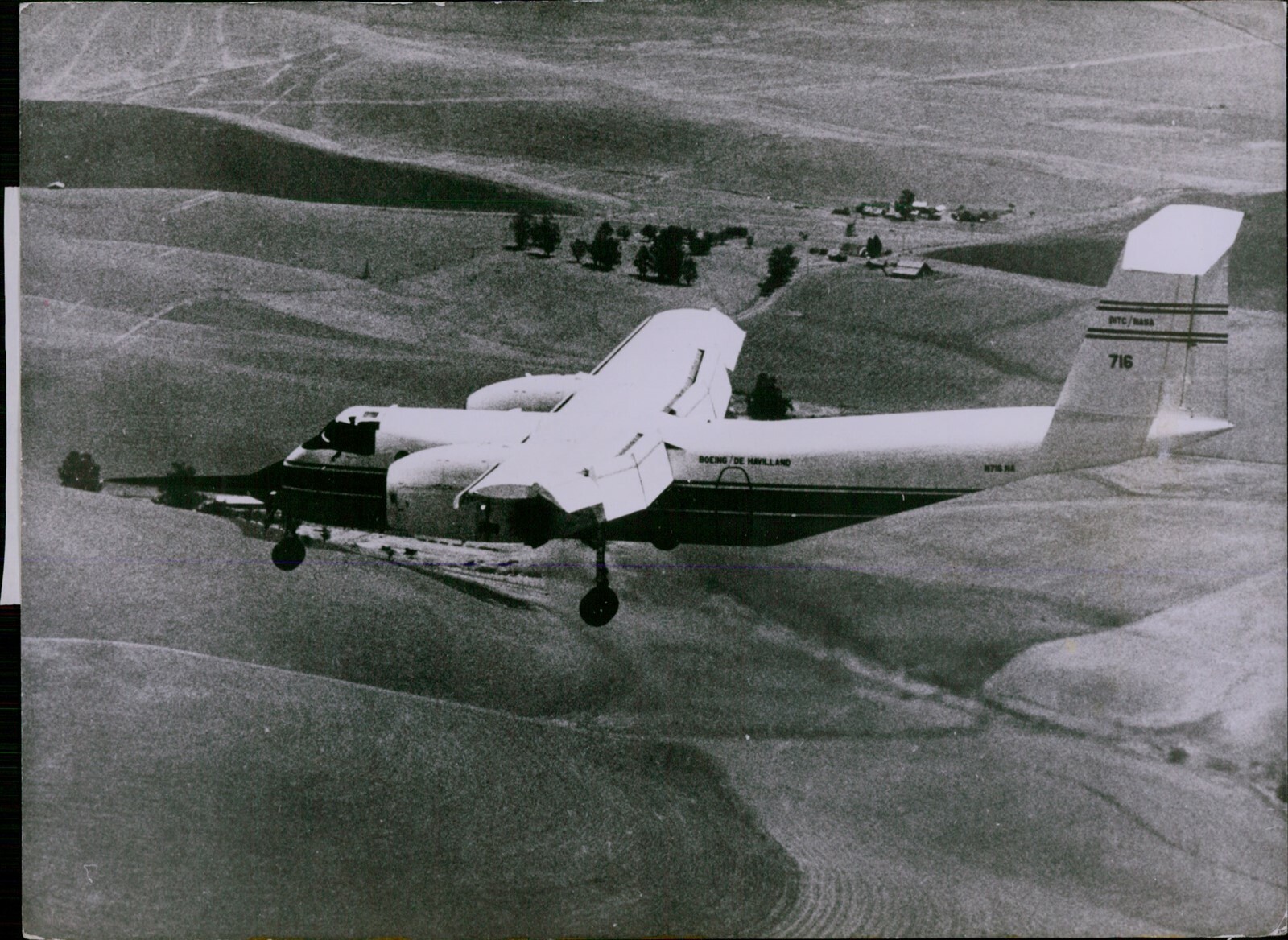 LG822 Original Photo SHORT TAKE-OFF PLANE MAKES DEBUT Augmentor Wing ...