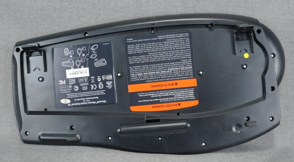 Microsoft Wireless Comfort Keyboard 4000 Mod 1045 W/ Receiver and Mouse ...