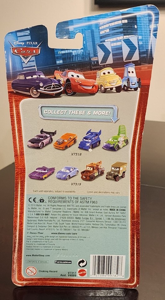 Disney Pixar Cars 4 Pack Walmart Exclusive GUIDO LUIGI LIGHTNING ...