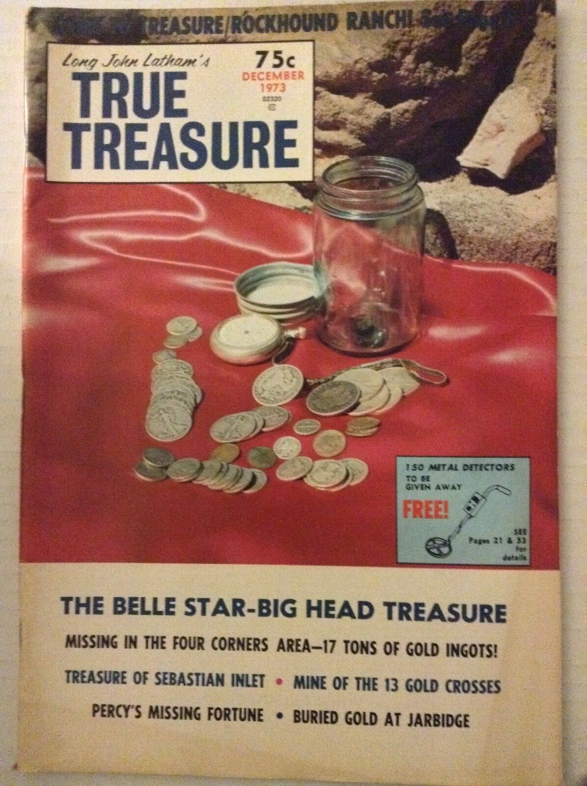 True Treasure Magazine Belle Star Big Head Treasure December 1973 ...