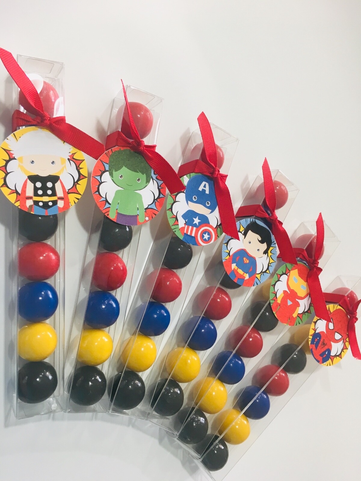 Super Heroes - Birthday Party Favor- Gumball Candy | eBay