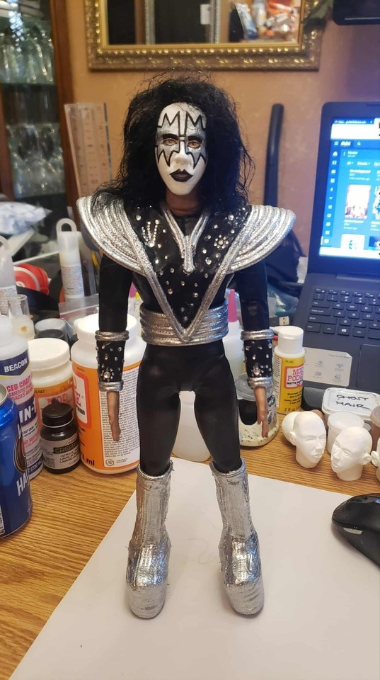 KISS CUSTOM 1:6 1976 DESTROYER ERA 12" DOLL ACTION FIGURE REPLICA SET ...