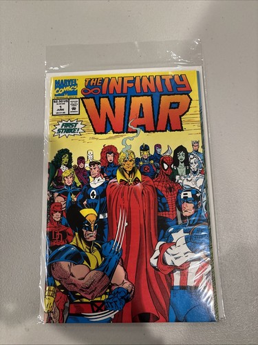 THE INFINITY WAR #1 MARVEL 1992 WRAPAROUND COVER NM MINT THANOS ...