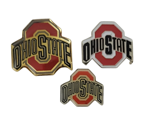 Ohio State University Tie Tack Lapel Pins Lot of 3 | eBay