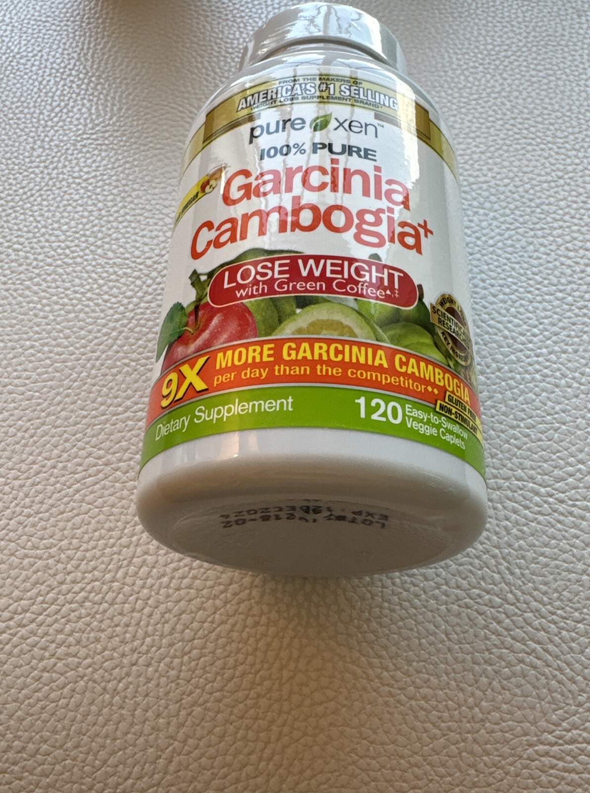 Pure Xen 100% Pure Garcinia Cambogia Gluten-Free 120 Caplets Exp11/24 ...