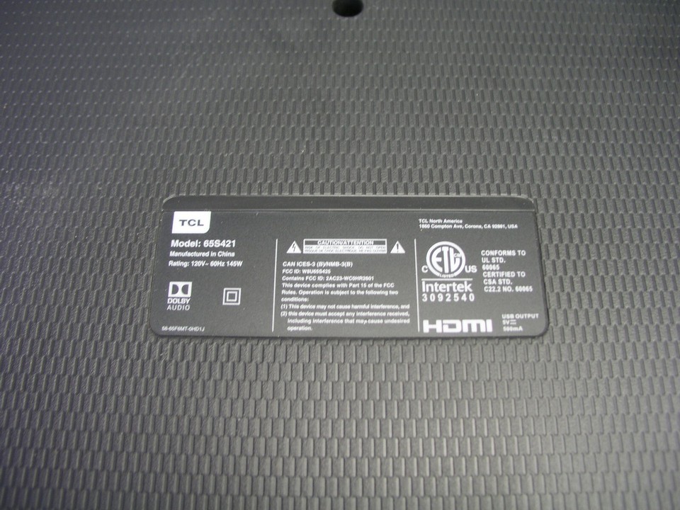 TCL T-con Strip Ribbon Cables for 65S421, 65S423, 65S423 65S4, LJ41 ...