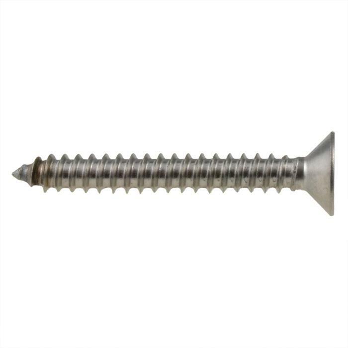 14g (6.3mm) Countersunk POST TORX Self Tapping Screw Tapper Stainless ...