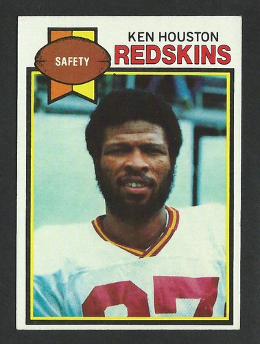 1979 Topps #350 KEN HOUSTON Washington Redskins Pro Football Hall of ...
