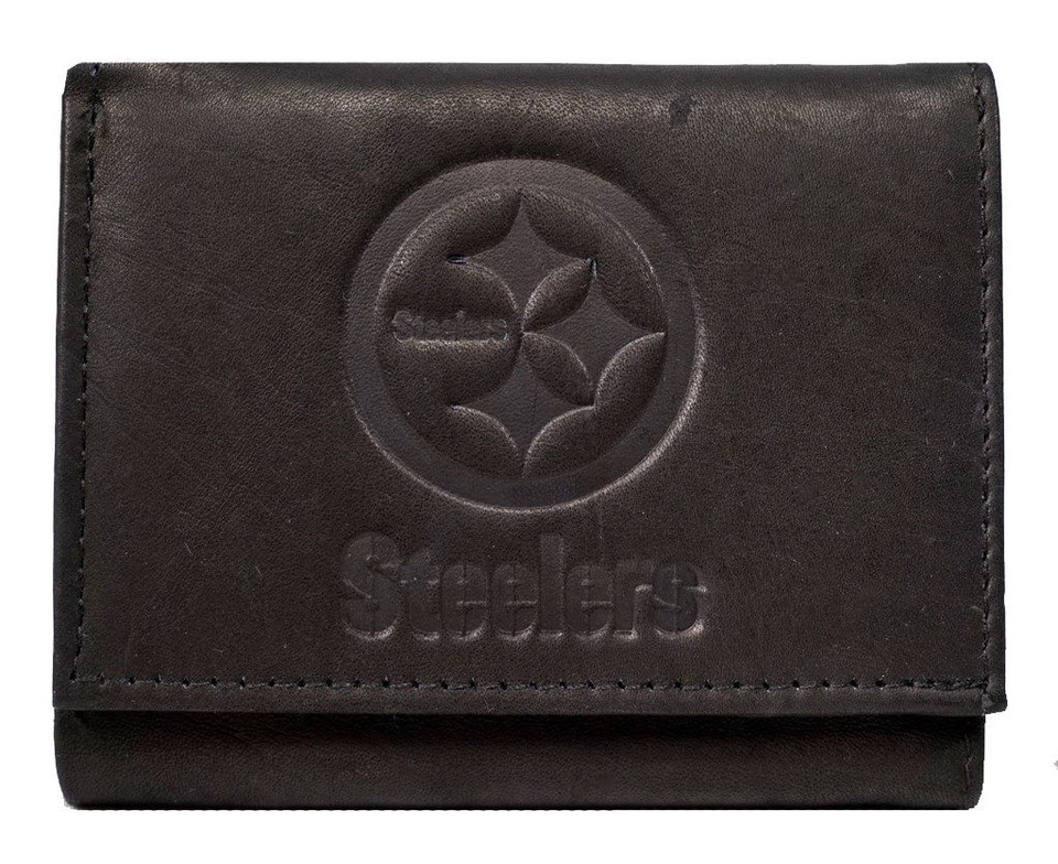 Brand New NFL Team Black Tri-Fold Leather Wallet / Pick Your Favorite ...