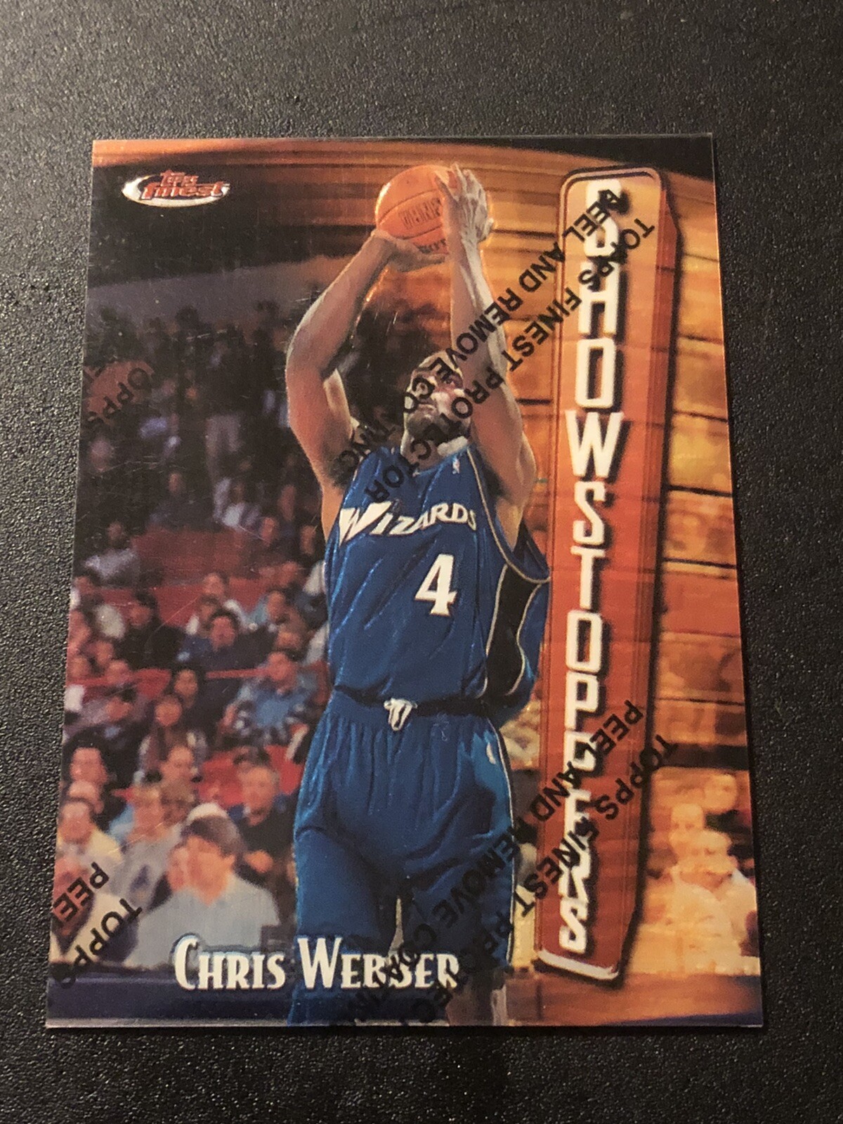 1997-98 Topps Finest Common - Bronze Chris Webber Common Bronze #259 ...