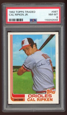CAL RIPKEN JR 1982 TOPPS TRADED BASEBALL #98T ROOKIE CARD PSA 8 | eBay