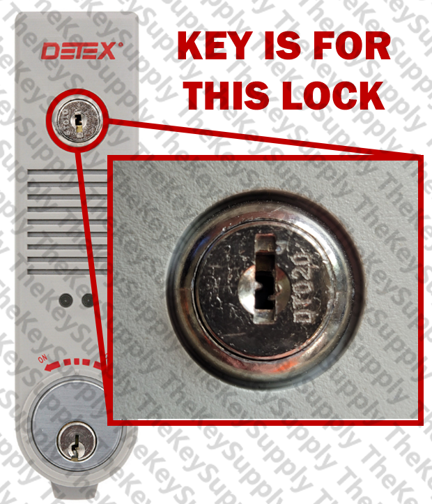 DETEX Replacement Key Cut to Code DT001 - DT030 For Alarm Battery ...