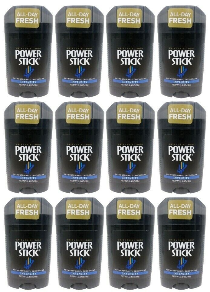 12X Brand New Power Stick Intensity Antiperspirant and Deodorant, 2 oz ...