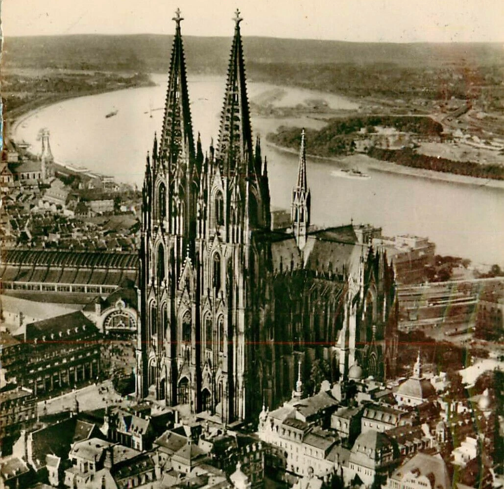 Vintage Postcard Cathedral Of Cologne