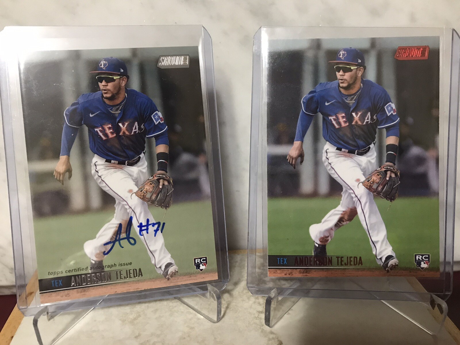 ANDERSON TEJADA 2021 Topps Stadium Club AUTO Rookie Card & Red Parallel ...