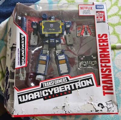 Transformers Netflix Soundwave Sealed Box Damage B | eBay