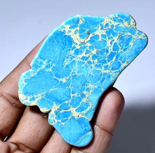 Natural Blue Ridge Turquoise 154.5 Ct Polished Slab Untreated Certified ...
