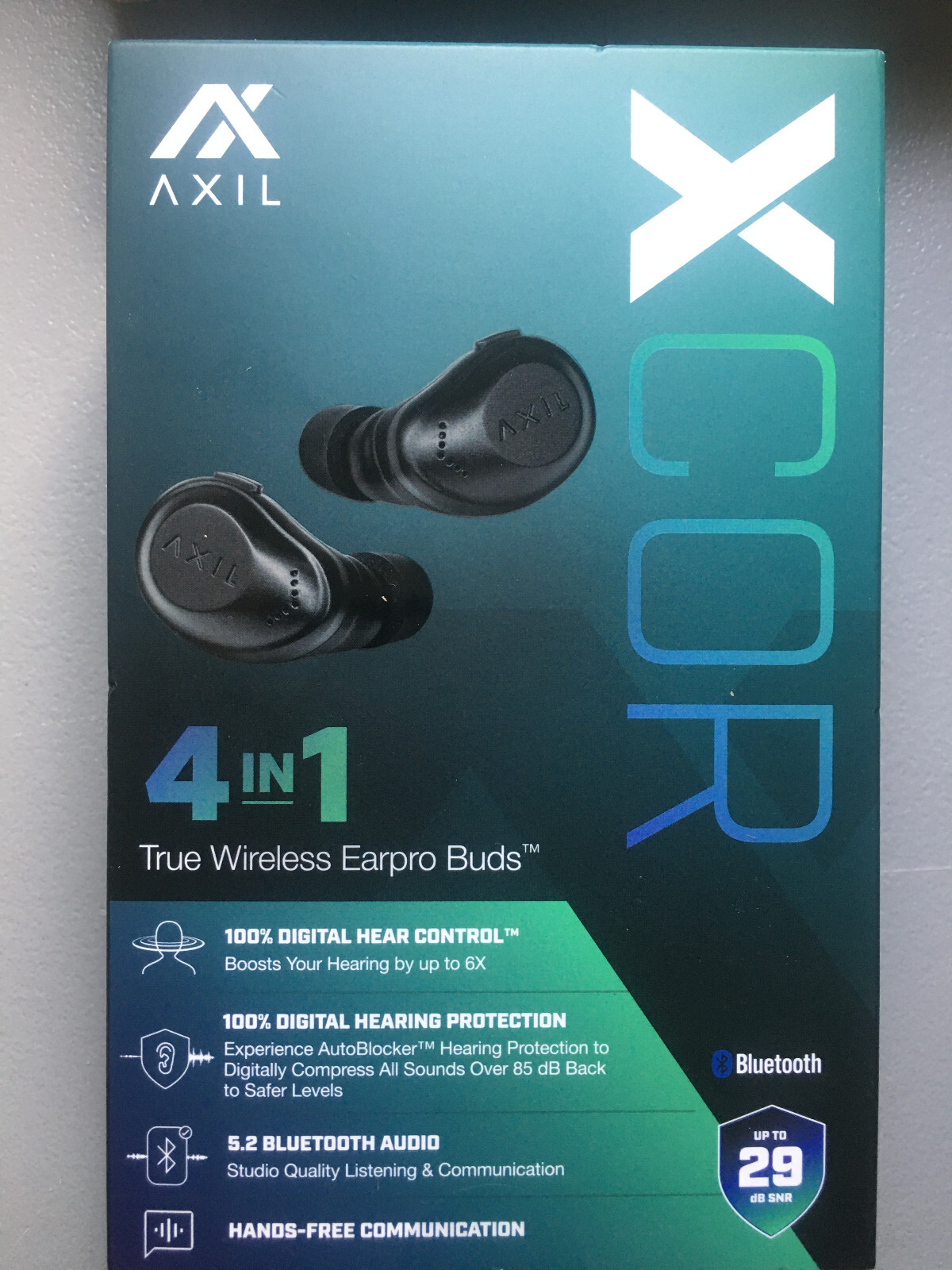 AXIL XCOR 4-in-1 True Wireless EARPRO Buds 2A5PM-XCOR New Open Box | eBay