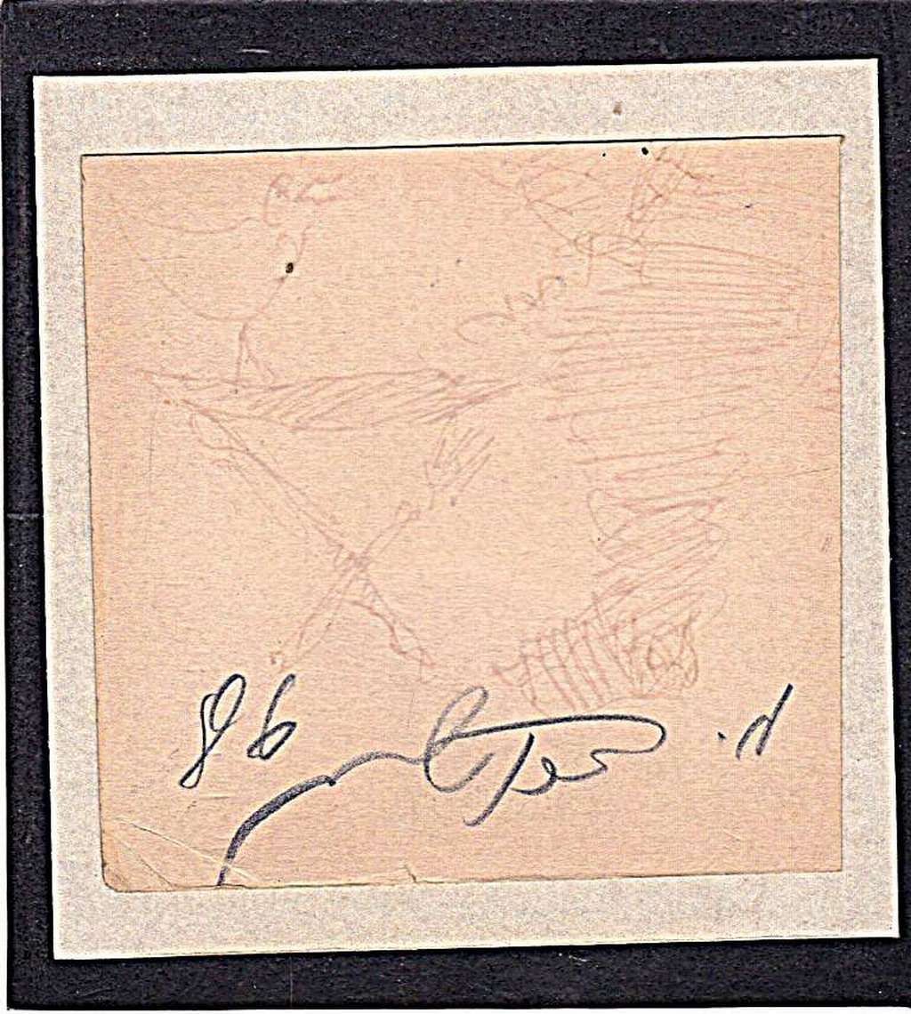 Moshe Bernstein (1920-2006) Ink on paper drawing on paper, signed in ...