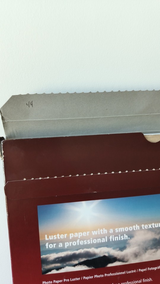 Canon Pro Luster Inkjet Photo Paper 13" x 19" Nearly Full 43 Paper | eBay